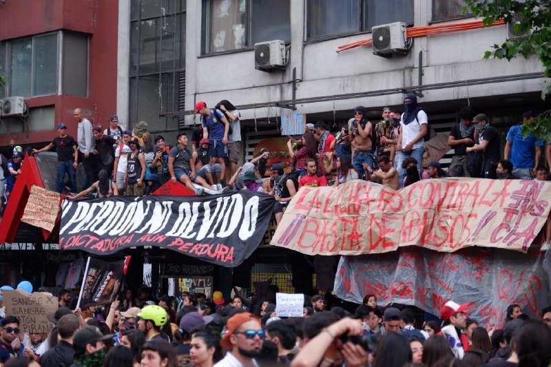 Estas son las fotos de las protestas de Chile en 2019