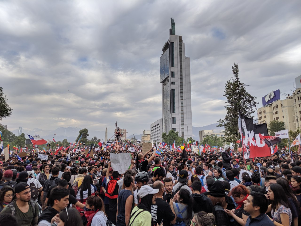 Estas son las fotos de las protestas de Chile en 2019