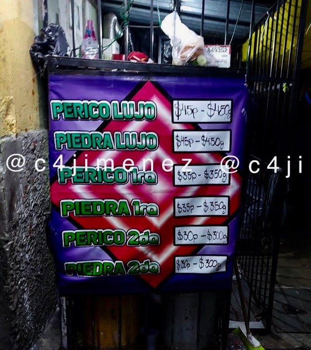 "Perico de lujo": Así vendían su droga en las calles de la CDMX