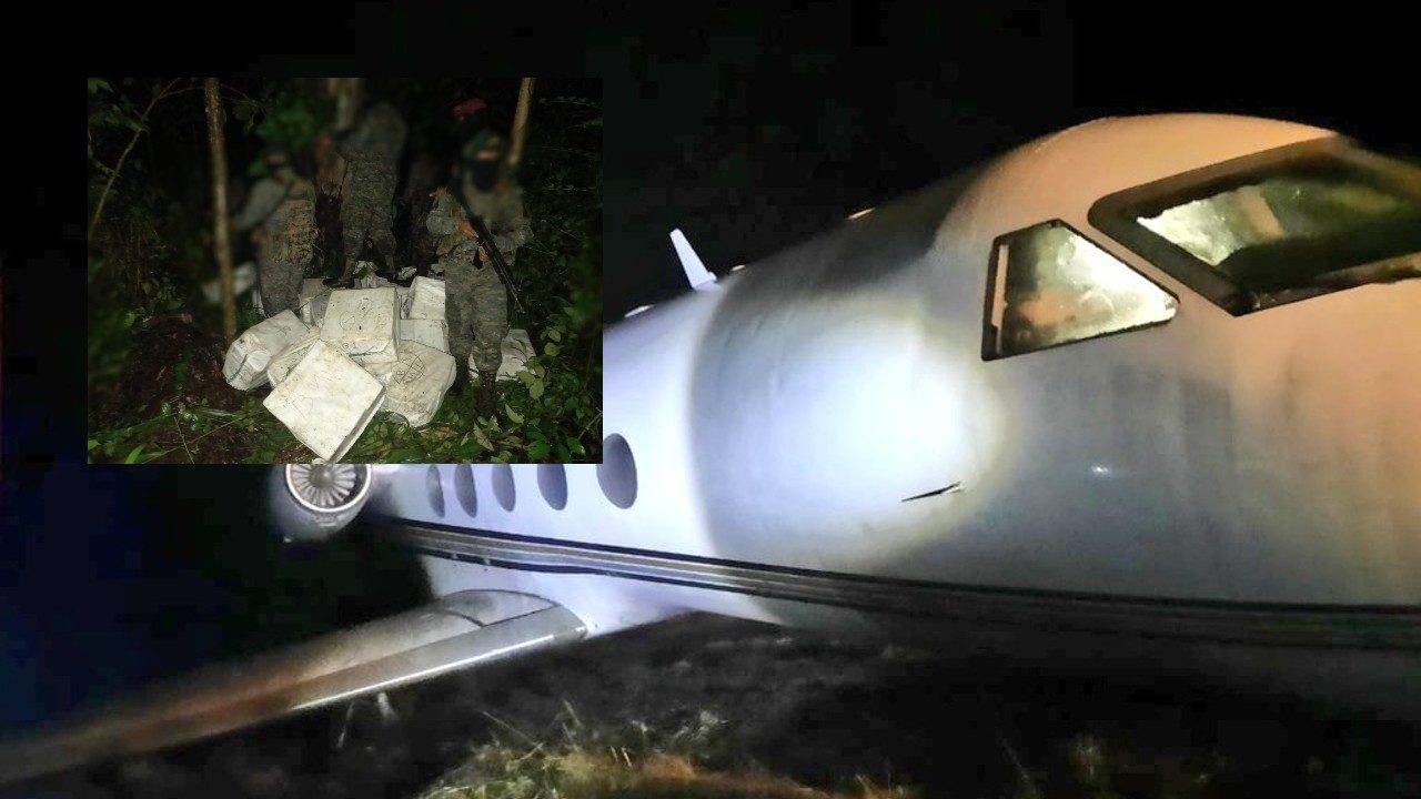 'Narcojet' del CJNG fue interceptado en Guatemala; transportaba 1028 kg ...