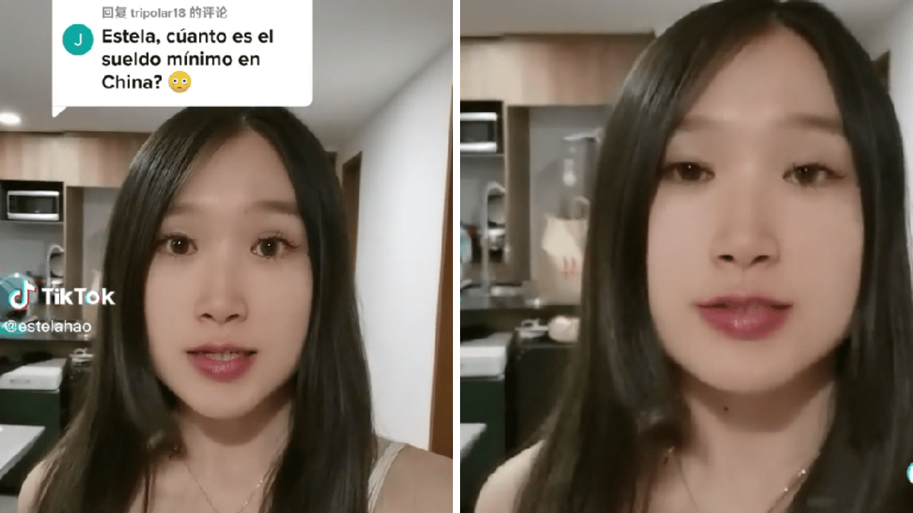 TikToker china cuenta de cuánto es el salario mínimo en su país